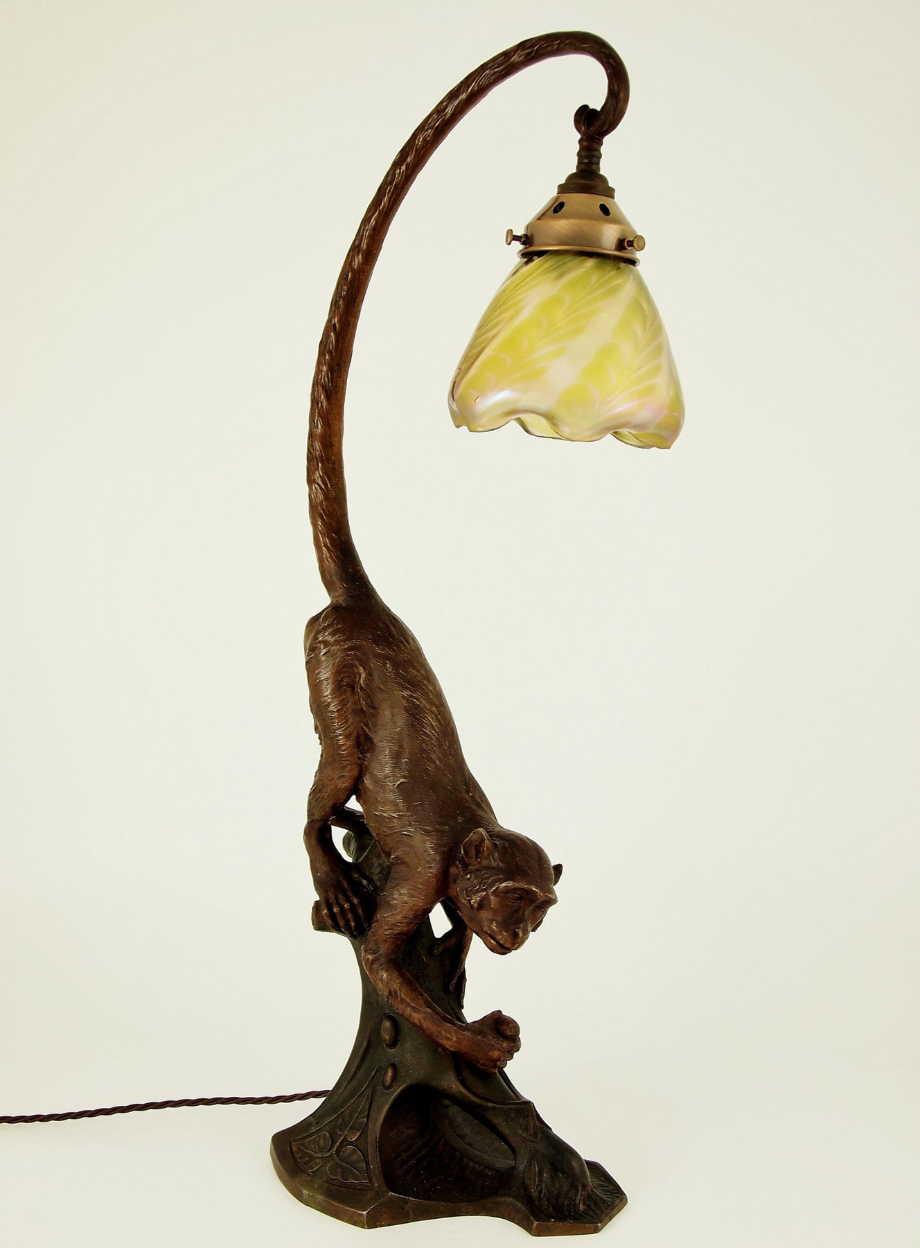 Austrian Monkey Lamp* - Nouveau Deco Arts