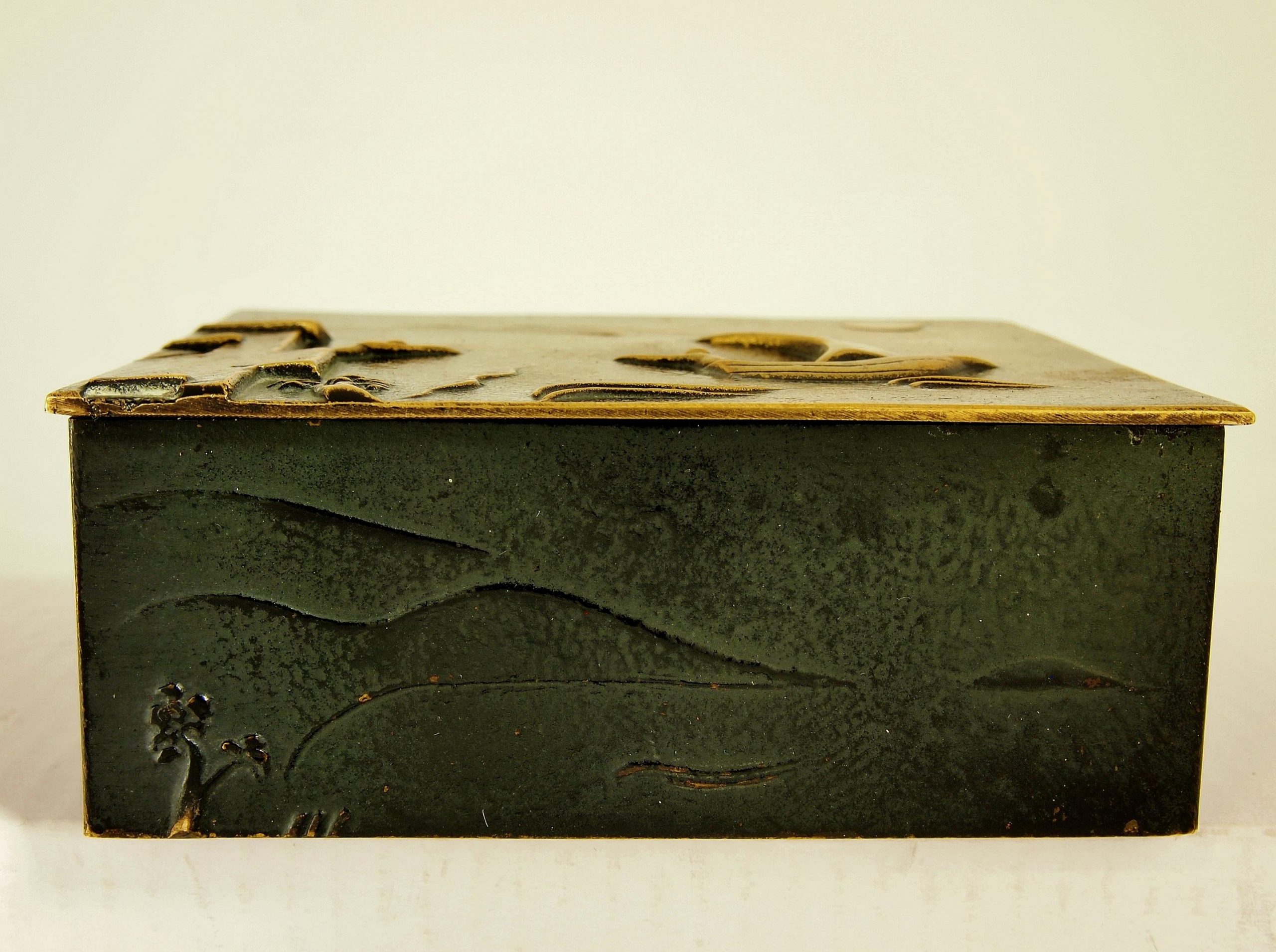 Bronze Trinket Box - Nouveau Deco Arts