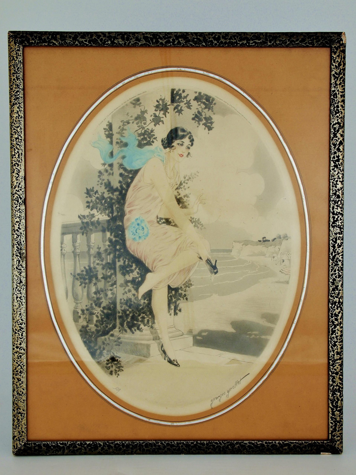 Georges Grellet Drypoint Etching* - Nouveau Deco Arts