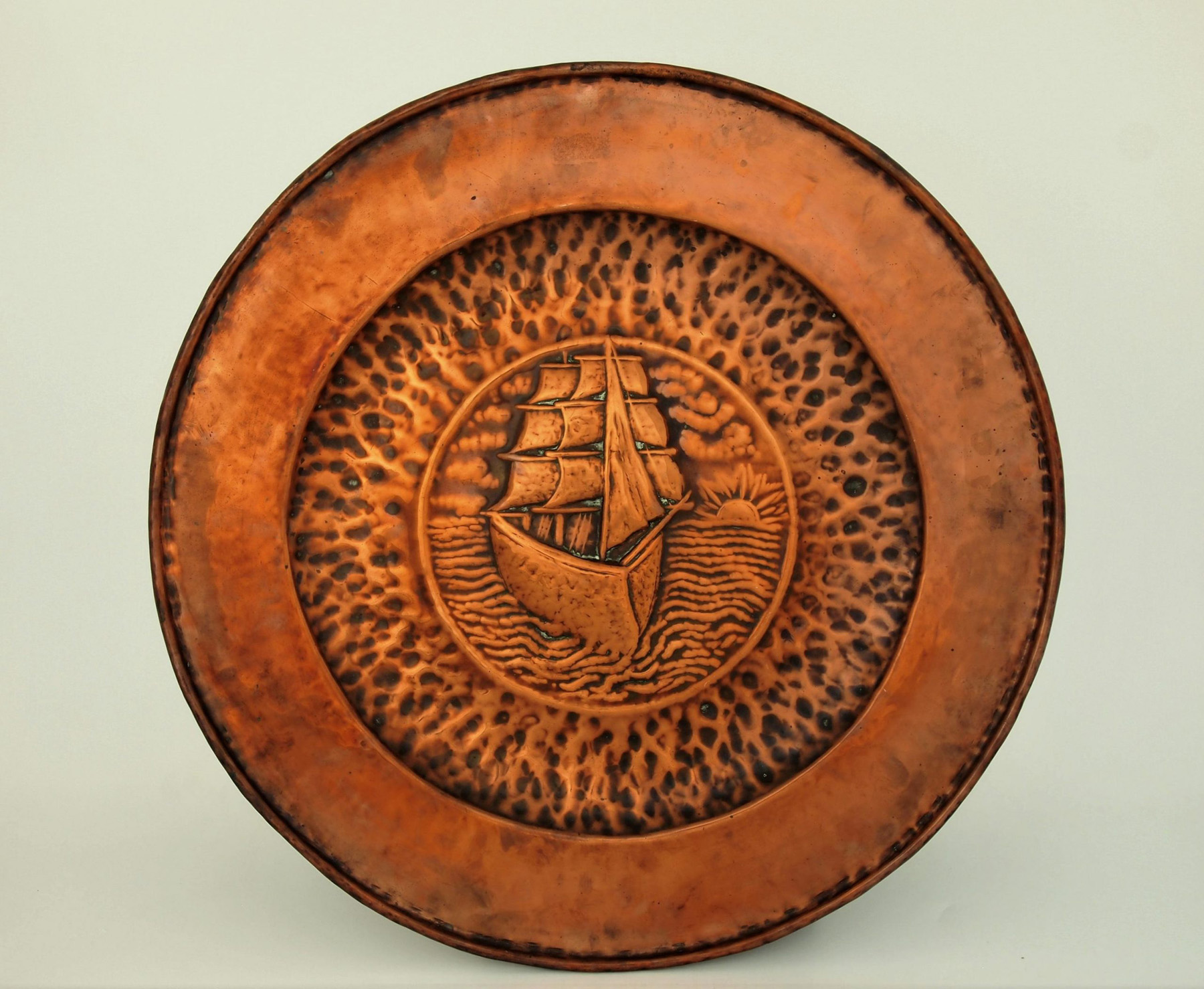 Newlyn Copper Charger - Nouveau Deco Arts