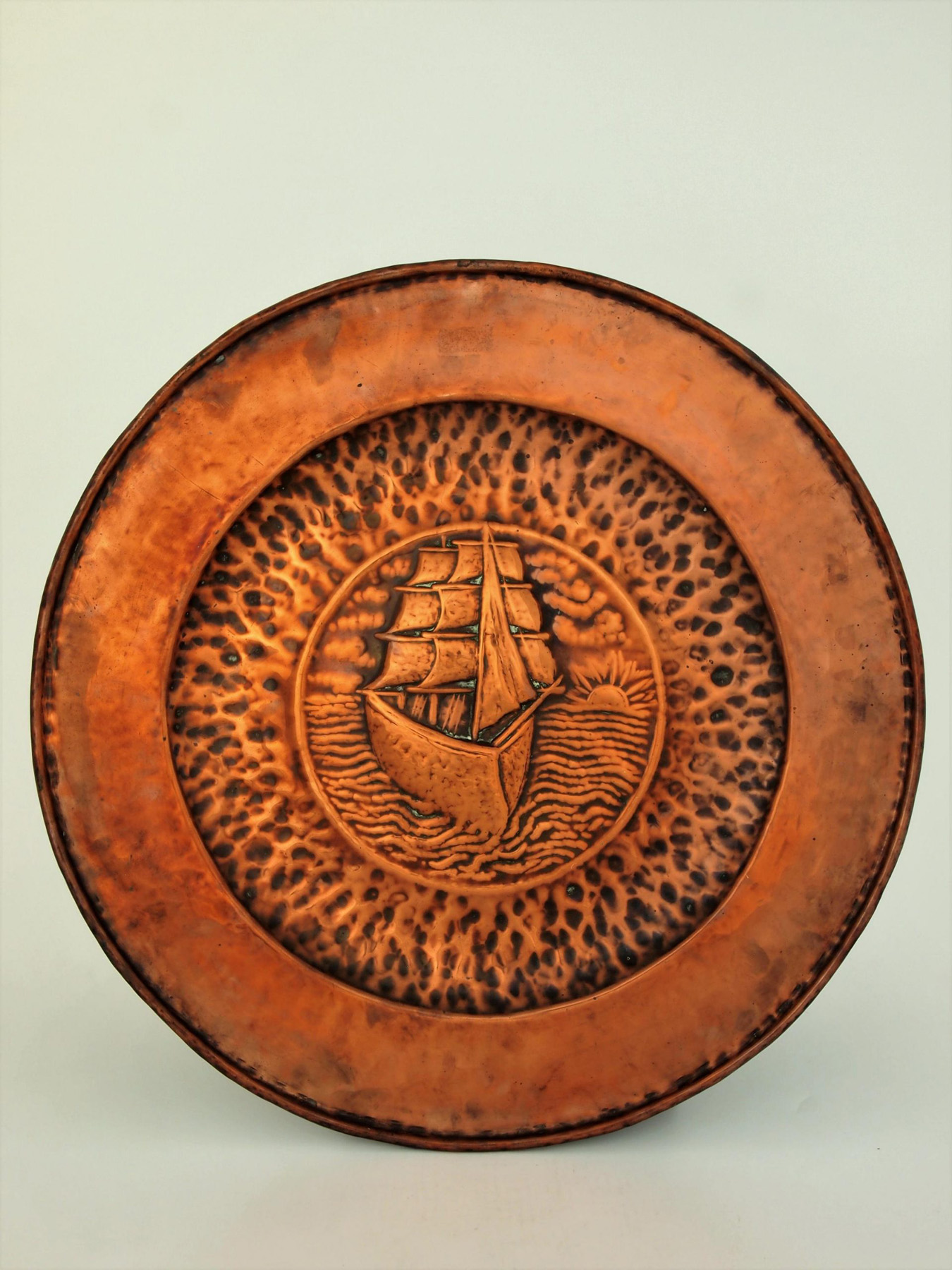 Newlyn Copper Charger - Nouveau Deco Arts