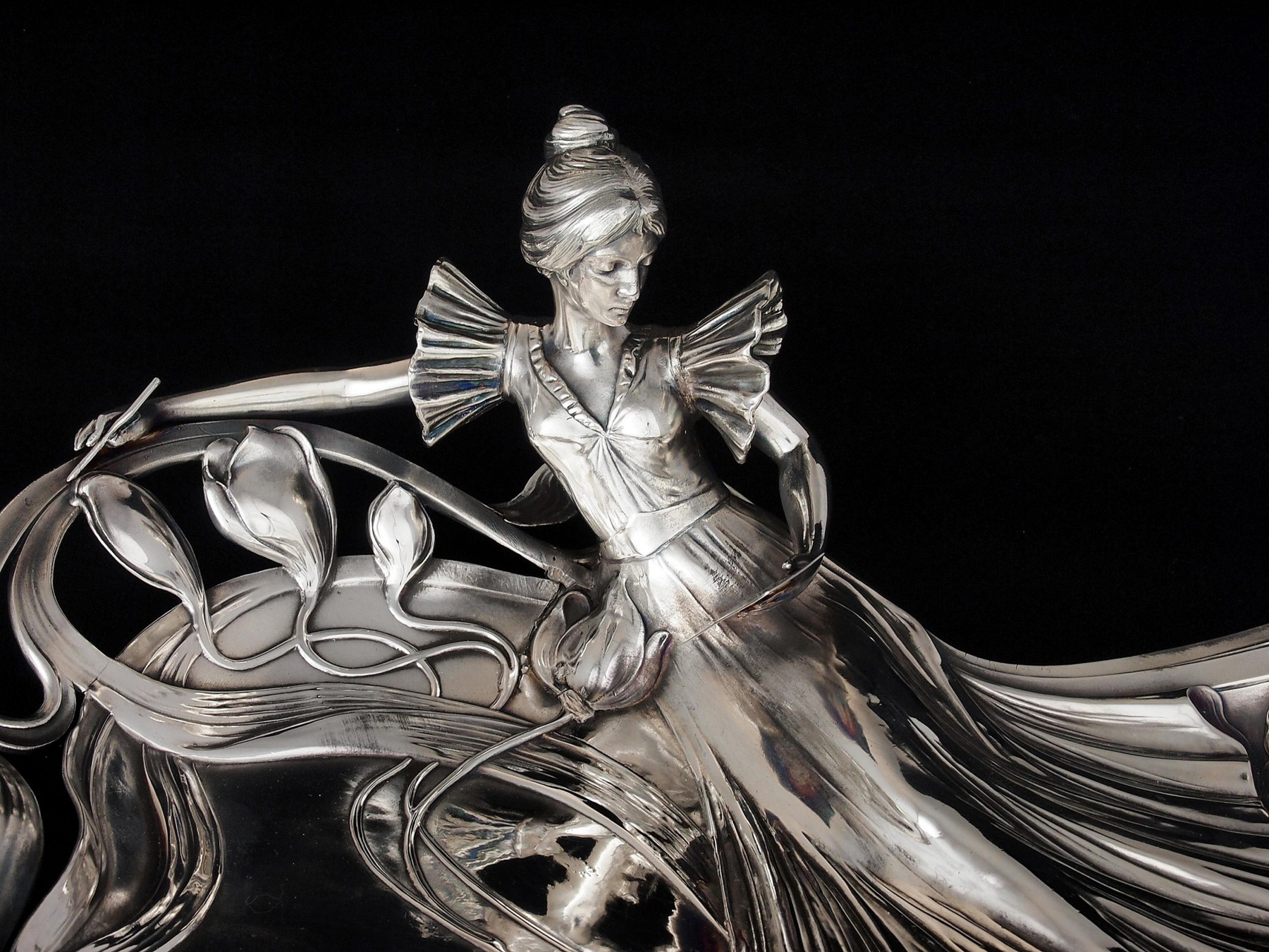 WMF Silver Plated Card Tray* - Nouveau Deco Arts