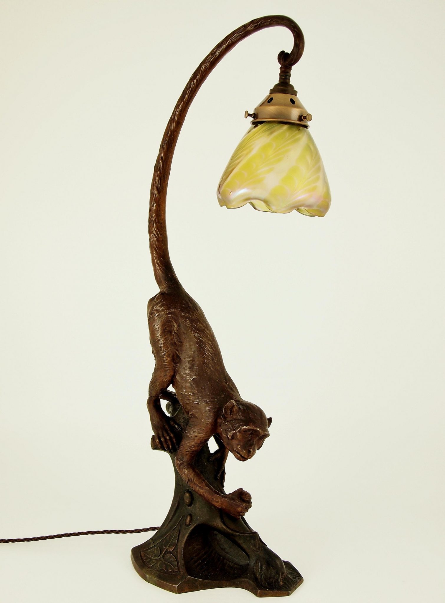 Austrian Monkey Lamp* - Nouveau Deco Arts
