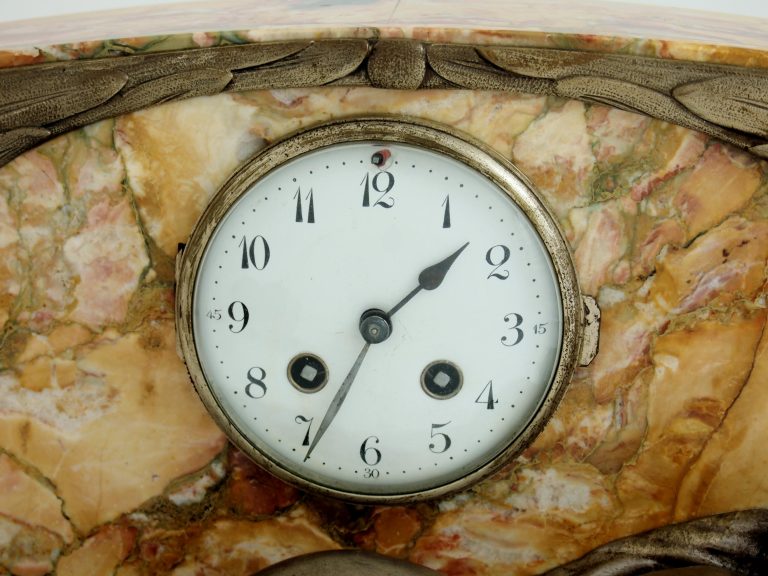 Art Deco Lady Clock Garniture* - Nouveau Deco Arts