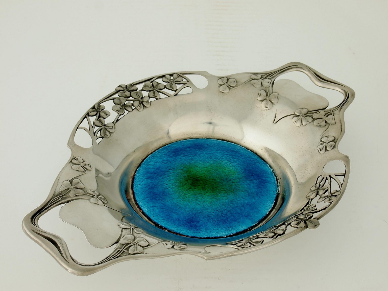 Liberty Pewter & Enamel Dish - Nouveau Deco Arts