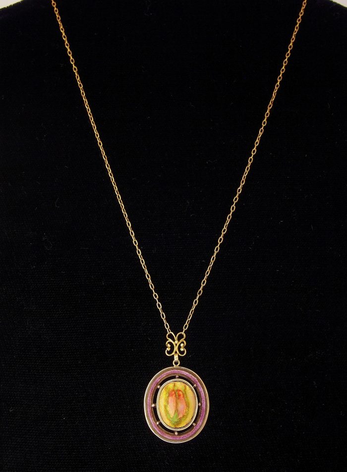 Nelson & Edith Dawson Pendant Necklace - Nouveau Deco Arts