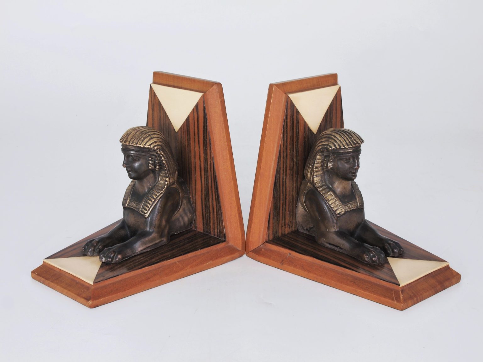 Art Deco Sphinx Bookends - Nouveau Deco Arts