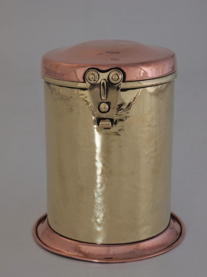 Brass and Copper Caddy - Nouveau Deco Arts