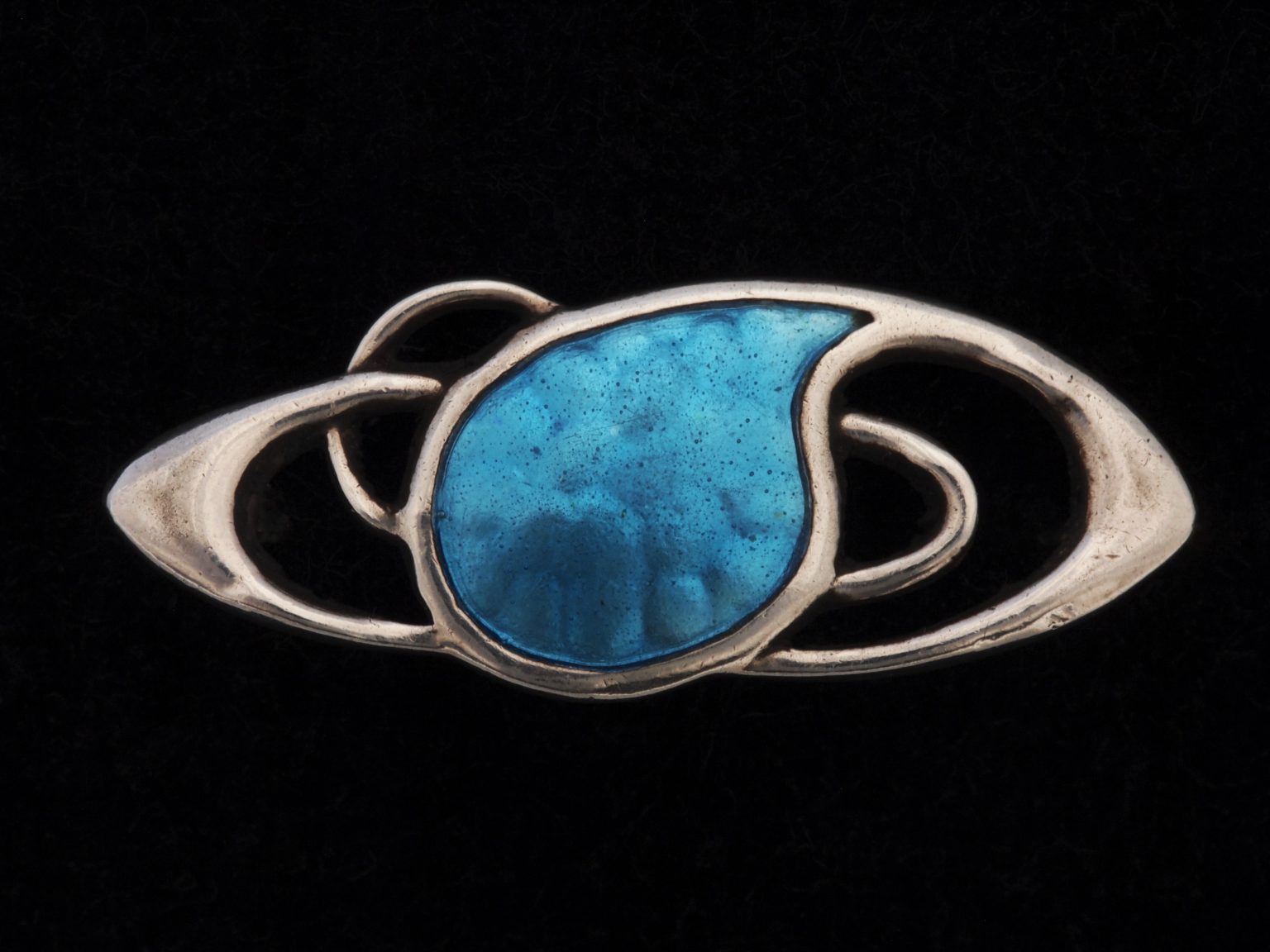 Charles Horner Silver and Enamel Brooch - Nouveau Deco Arts