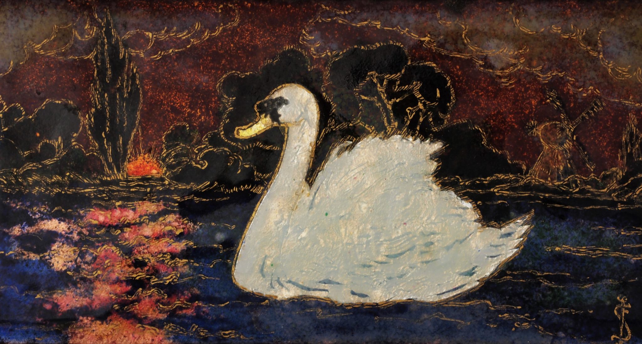 Frederick James Shields Lakeside Scene - Nouveau Deco Arts