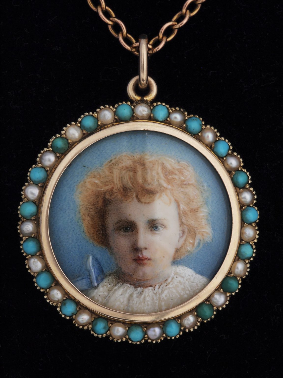 Murrle Bennett Gold Locket - Nouveau Deco Arts