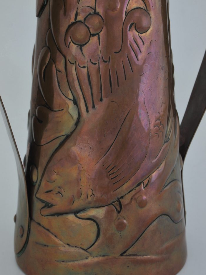 Newlyn Copper Vase - Nouveau Deco Arts