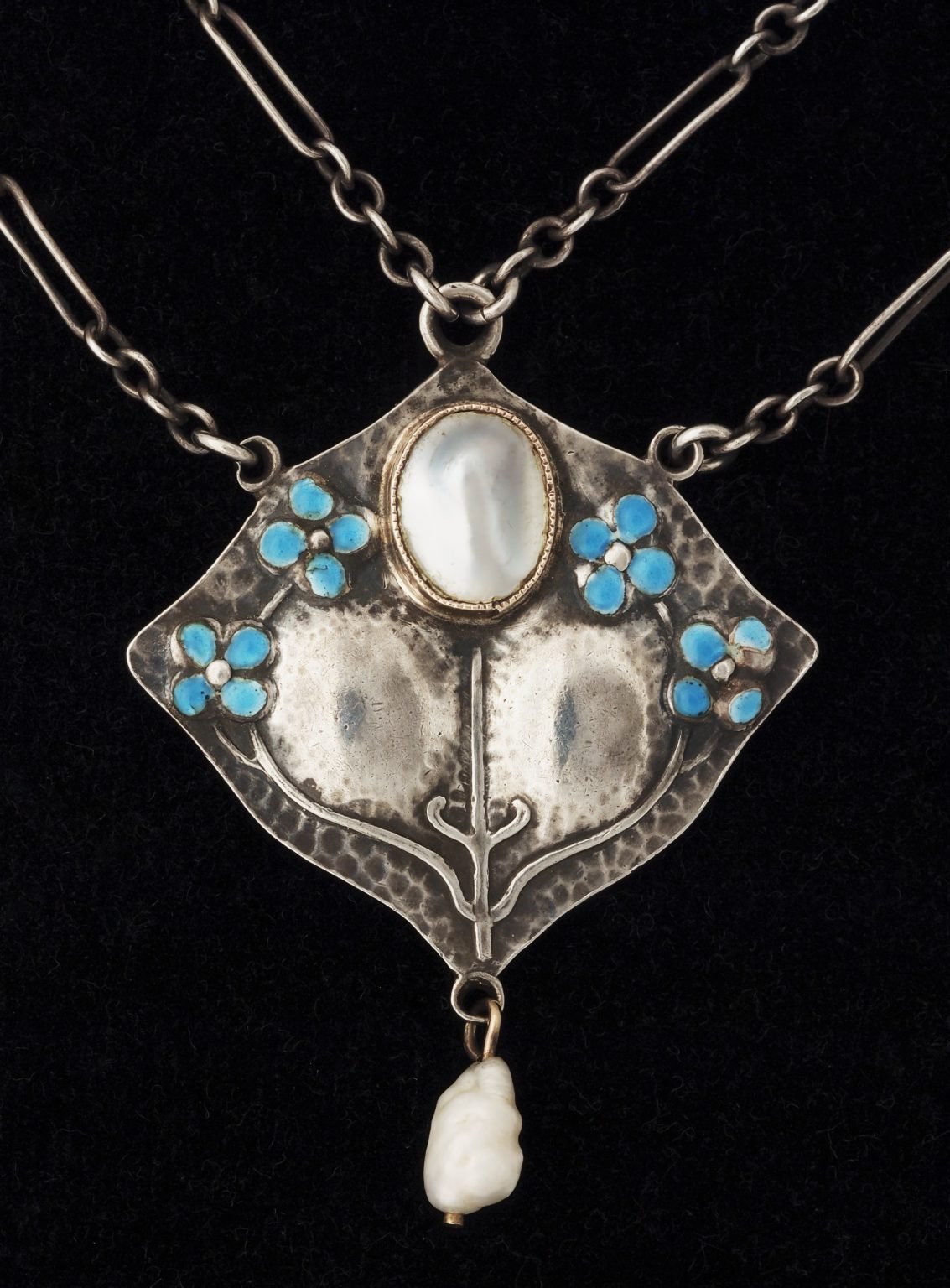 Murrle Bennett Silver Pendant Necklace* - Nouveau Deco Arts