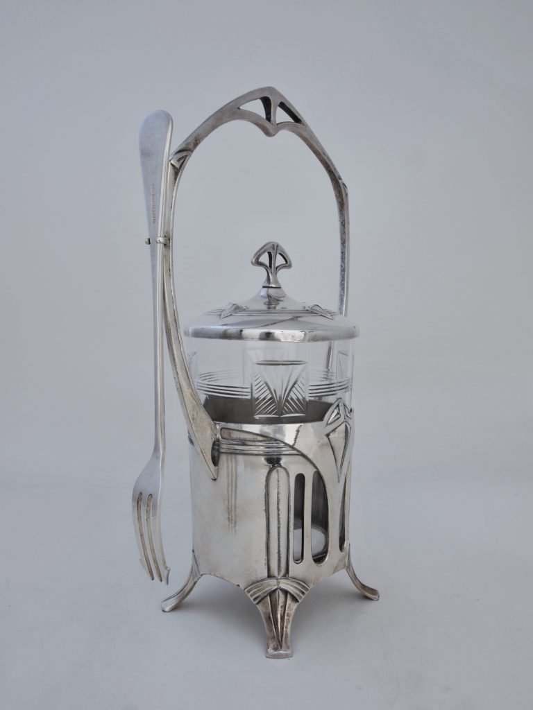 WMF Pickle Frame and Fork - Nouveau Deco Arts